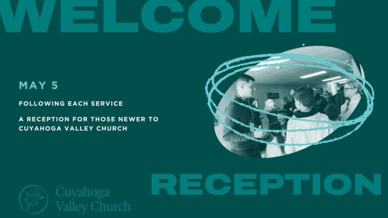 Welcome Reception - Cuyahoga Valley Church
